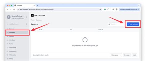 Gateways Datacake Docs