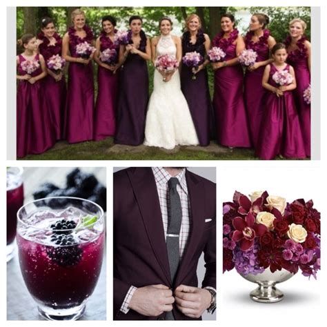 Plum Colored Wedding Wine Purple Wedding Theme Wine And Plum Wedding
