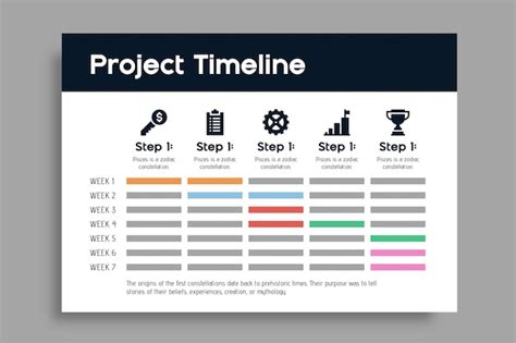 Free Vector Timeline Template Design