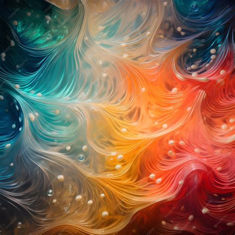 Premium Ai Image Translucent Resin Oceanic Wave