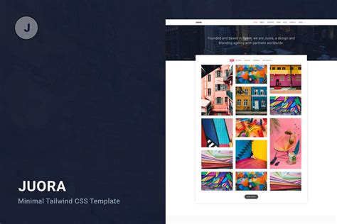 Minimal Tailwind CSS 3 Template Juora