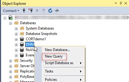 Enabling Disabling Search Crawlers Via SQL Server DNN Corp Customer
