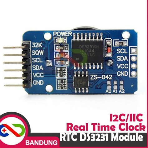 Jual Rtc Ds3231 Real Time Clock I2c Arduino Uno Mega Battery Module