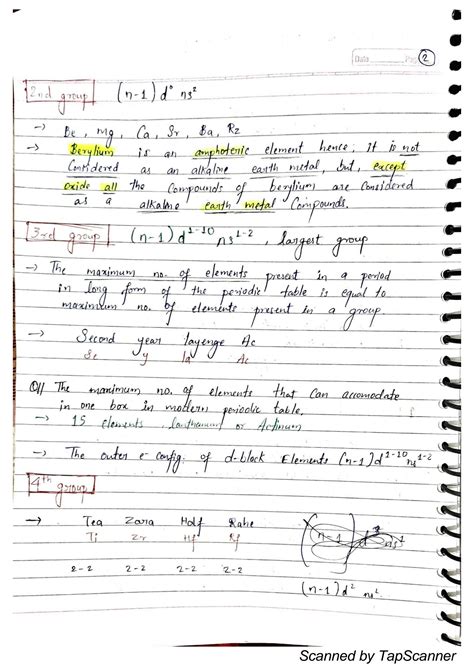 SOLUTION Inorganic Chemistry Periodic Table Studypool