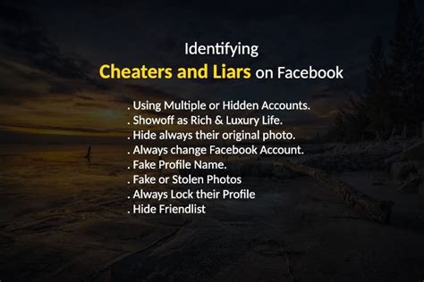 Identifying Deceptive Behavior On Facebook Catch Smile
