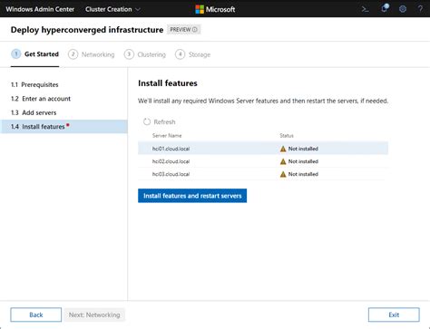 Azure Stack Hci Deployment With New Cluster Creation Extension Virtualization Howto