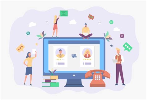 우리는 모집 기관 고용 서비스를 고용하고 있습니다 Hr 관리자는 후보자 이력서를 찾고 있습니다 우리는 직원 공석이 열려 있어야합니다 우리 팀에 합류 다채로운 벡터 일러스트