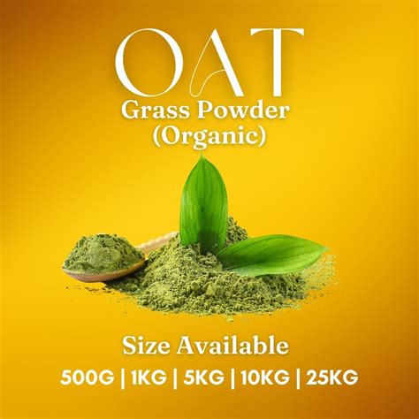 Oat Grass Powder Organic Wholesale Health Food Distributor