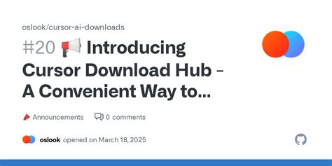 📢 introducing cursor download hub a convenient way to find cursor ai