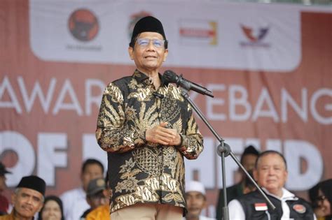 Di Hadapan Nelayan Dan Petani Mahfud MD Janji Berantas Mafia Perikanan