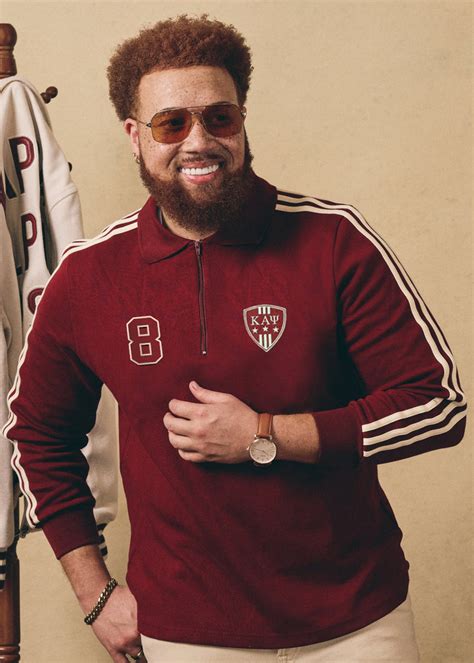 Kappa Alpha Psi Striped Zip Klub Polo Cream Final Sale Nupemall