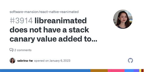 Libreanimated Does Not Have A Stack Canary Value Added To The Stack