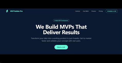 Mvp Builder Pro Build Your Mvp In 4 Weeks