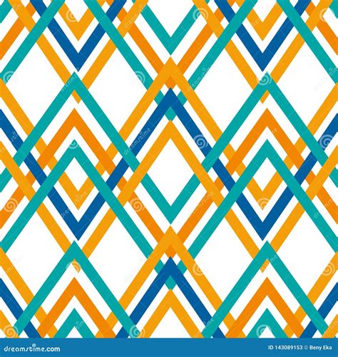 Geometric Seamless Zigzag Pattern Chevron Pattern Background Wrapping Paper Fabric Pattern