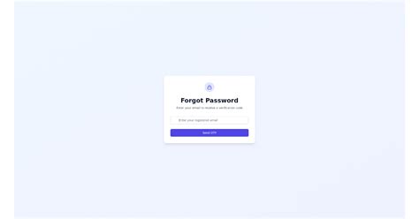 Forgot Password Free React Tailwind Component