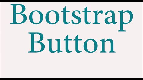 Bootstrap Button Tutorials In Hindi Youtube