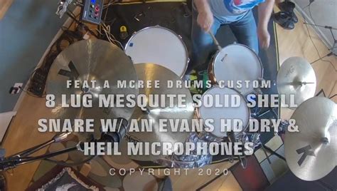 The Distinct Sound Of An 8 Lug 14” Snare The Distinct Sound Of 8 Lug Snares W Pitches