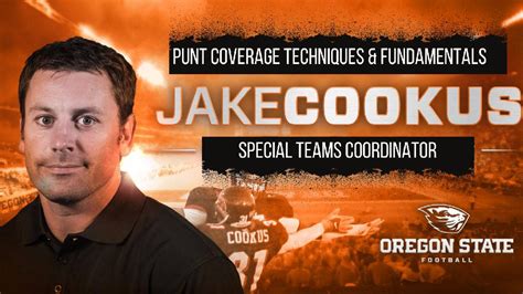 Jake Cookus Oregon State Punt Coverage Techniques And Fundamentals Hoopsking