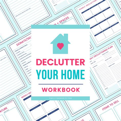 Declutter Workbook Declutter Checklist Decluttering Declutter Printable Declutter Planner Etsy