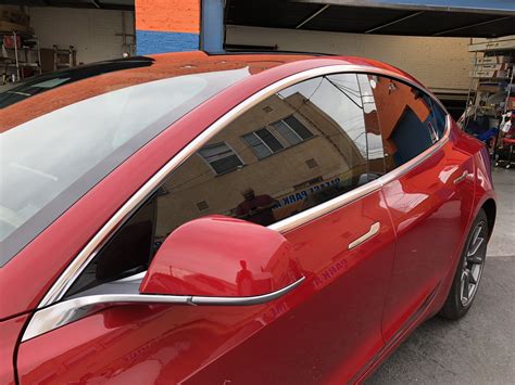 Huper Optik Ceramic Tint 30 Installed On Tesla Model 3 Tinted