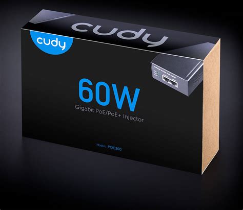 Cudy Poe300 60w Gigabit Poe Poe Injector 10 100 1000m Ethernet Input Port 10 100 1000m Poe