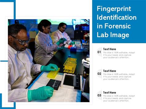 Fingerprint Identification In Forensic Lab Image Ppt Powerpoint