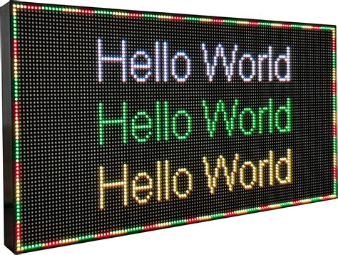 Taclka P25 Scrolling Led Display Full Color Led Message Sign Word Led Display