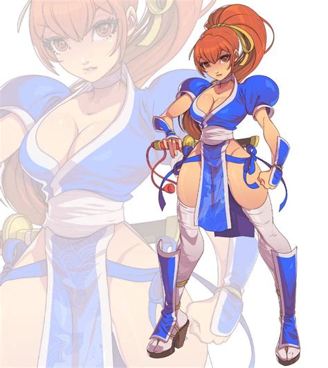 Edwin Huang Kasumi Doa Dead Or Alive Ninja Gaiden 1girl Breasts Brown Eyes Brown Hair
