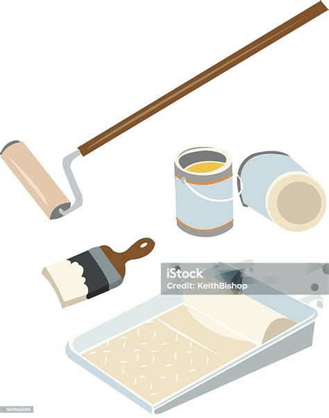 Peralatan Melukis Ilustrasi Stok Unduh Gambar Sekarang Alat Kerja