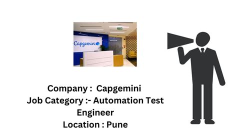 Capgemini Is Hiring For The Role Of Automation Test Engineer Pune