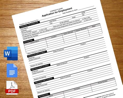Formulario Imprimible De Solicitud De Empleo De Lowes Solicitud De