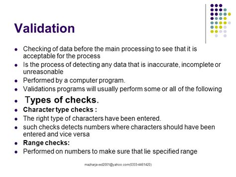 What Are The 5 Types Of Validation Checks Leia Aqui What Are The 5
