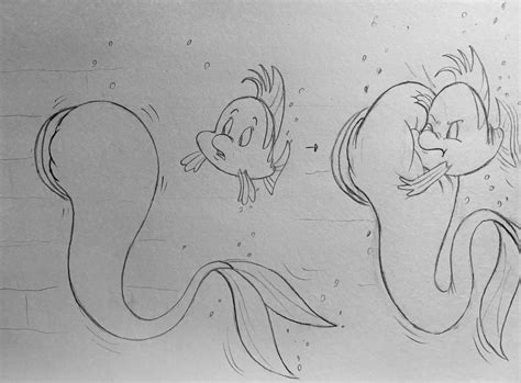 Ariel Stuck In A Porthole Sketch By Dynamo1940 On Deviantart