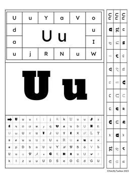 Letter U By The Udl Toolbox Tpt