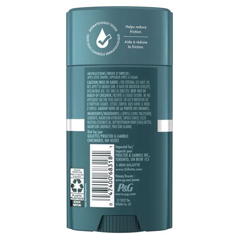 Gillette Intimate Pubic Anti Chafe Stick For Men Reduces Rubbing