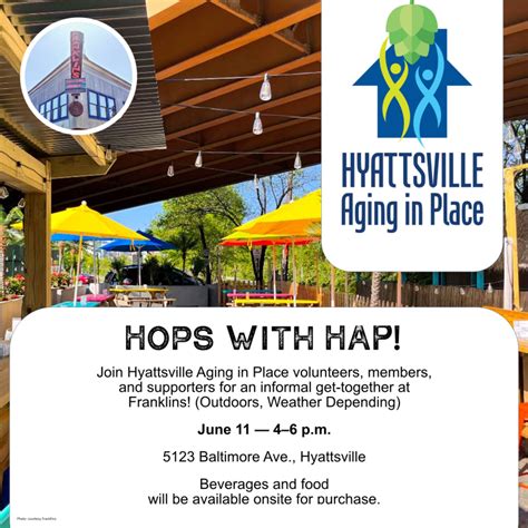 Hops With Hap Hyattsville Aging In Place