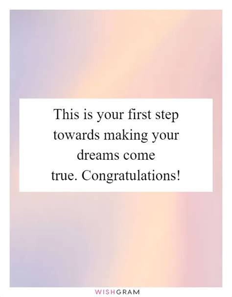 This Is Your First Step Towards Making Your Dreams Come True