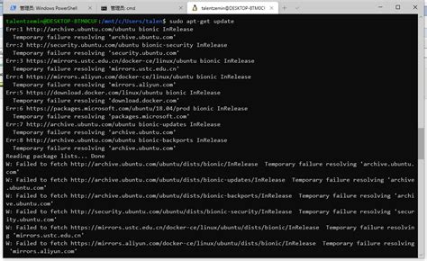 Wsl2 Ubuntu Apt Get Update失败 Talentzemin 博客园