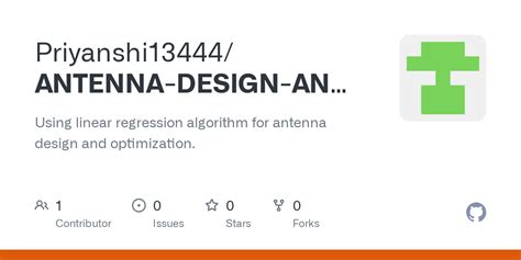 Github Priyanshi13444 Antenna Design And Optimization Of Anntena