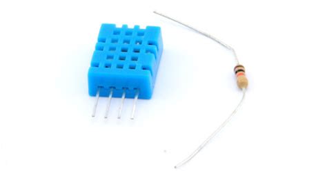 Dht11 Temperature Humidity Sensor Resistor Kiwi Electronics
