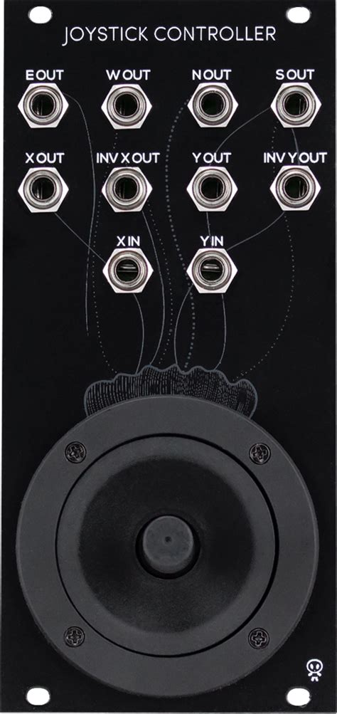 Ericasynths Black Joystick Controller Eurorack Modular Steep St
