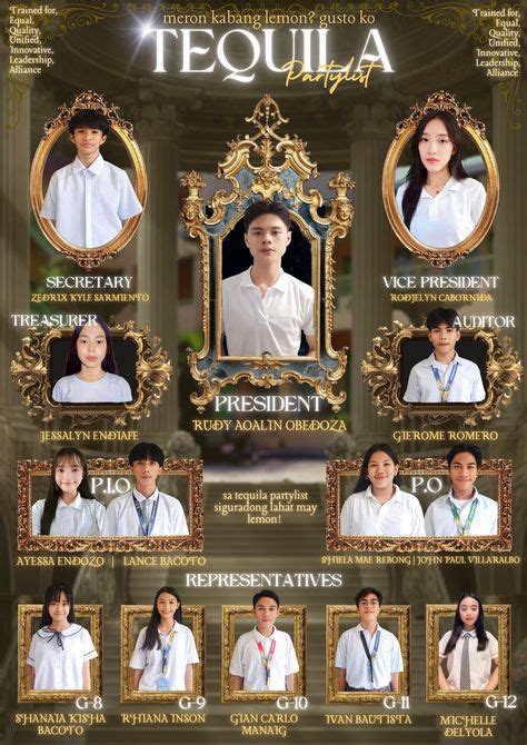 Class Officers Template Aesthetic