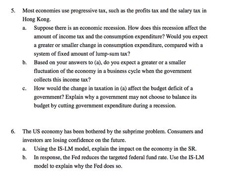 Solved Questions About Macroeconomics Which Is About IS LM Chegg Com