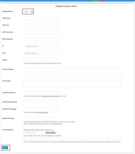 master the steps configure contact form with smtp php mail