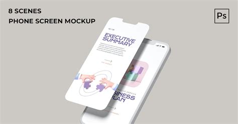 Phone Screen Ui App Mockup Graphic Templates Envato Elements