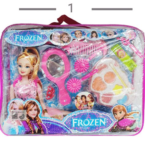 خرید و قیمت کیف آرایشی خارجی دخترانه باربی با طرح Frozen آنا و السا ترب