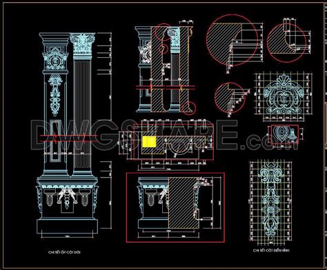 408 Free Download Of Cad Drawings Of European Classical Architectural