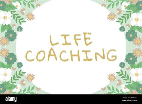 Writing Displaying Text Life Coaching Word For Improve Lives By