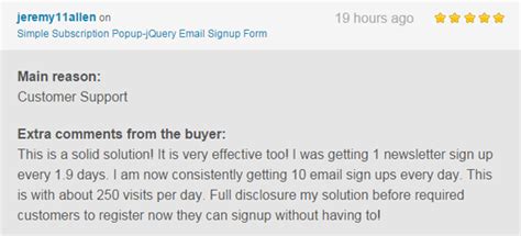 Simple Subscription Popup Jquery Email Signup Form Codemarket