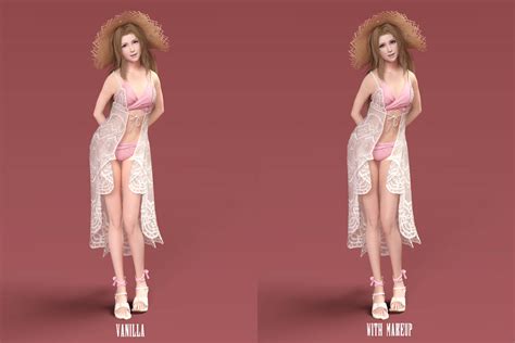Aerith Gainsborough Ff7evercrisis Bikini Duo By Zeneox On Deviantart